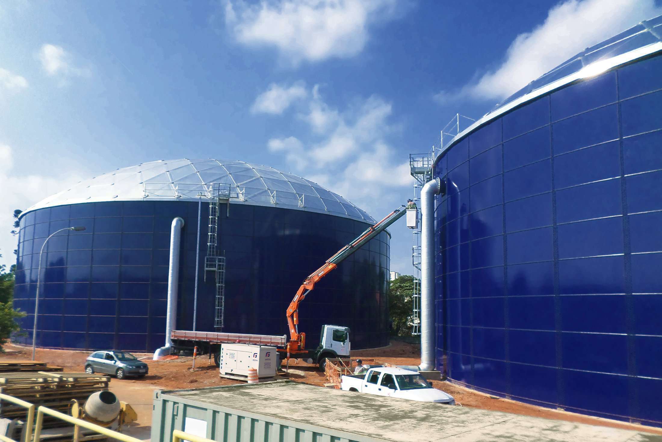 Potable Water | Bolted Tank & Aluminum Dome | Tank Connection